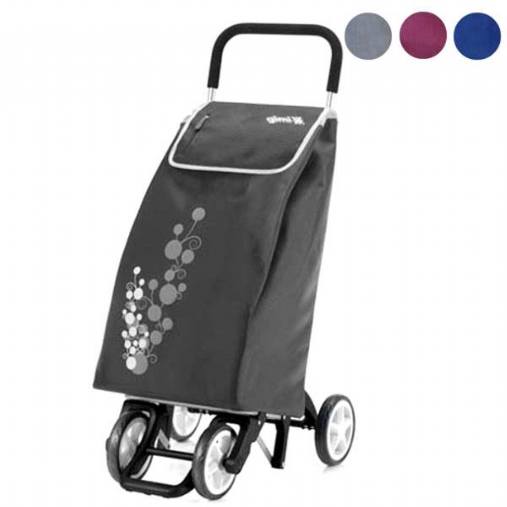 Carrello spesa gimi twin a 4 ruote lt 56 - Idea Casa